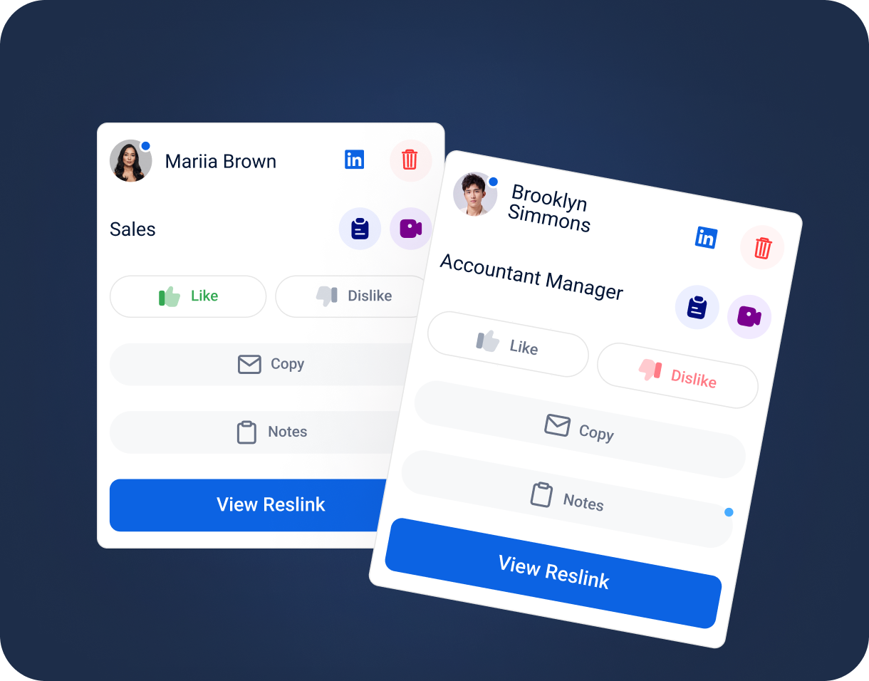 Reslink for Companies: Make Better Hiring Decisions, Faster